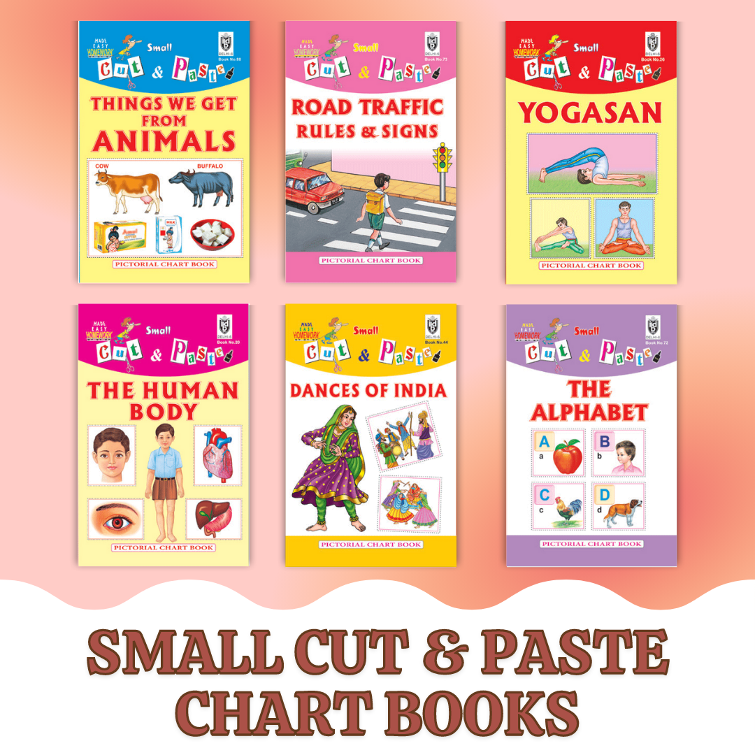 Small Cut And Paste Books For Various Educational Charts | Indian Book ...