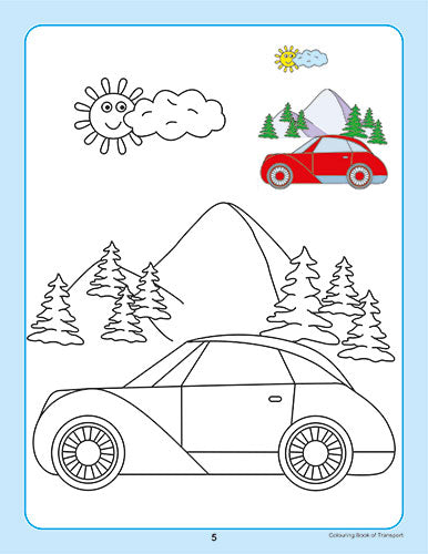 Colouring Book of Transport