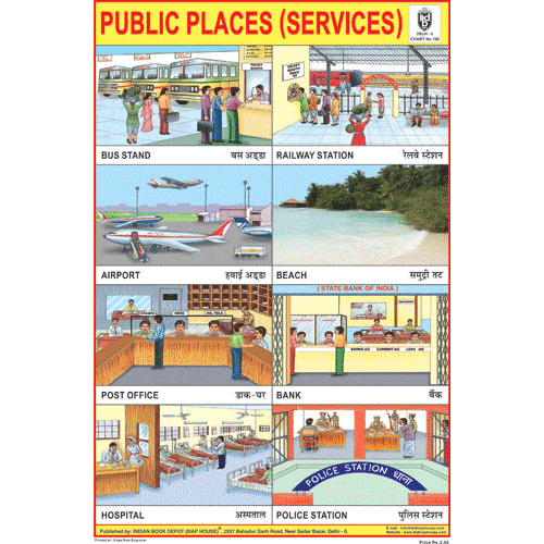 PUBLIC PLACES (SERVICES) SIZE 24 X 36 CMS CHART NO. 106