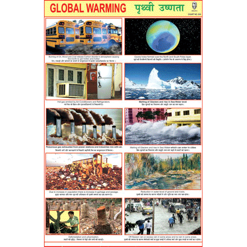GLOBAL WARMING SIZE 24 X 36 CMS CHART NO. 209