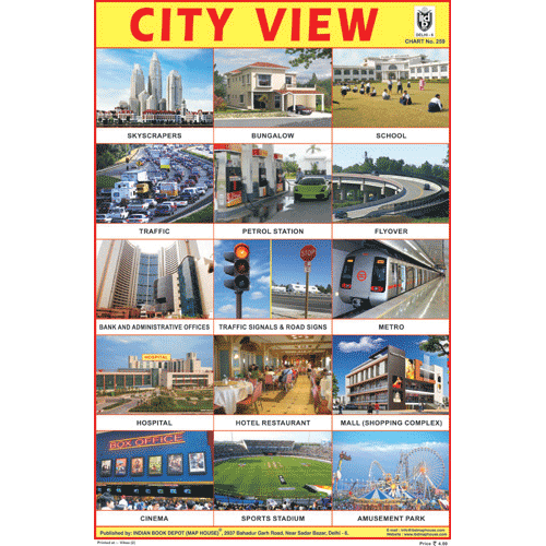 CITY VIEW SIZE 24 X 36 CMS CHART NO. 259