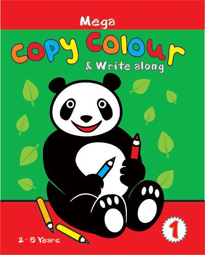 Mega Book of Copy Colour & Write along -1